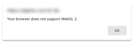 🆘 Erro: "Your browser does not support WebGL [2]." – Algetec